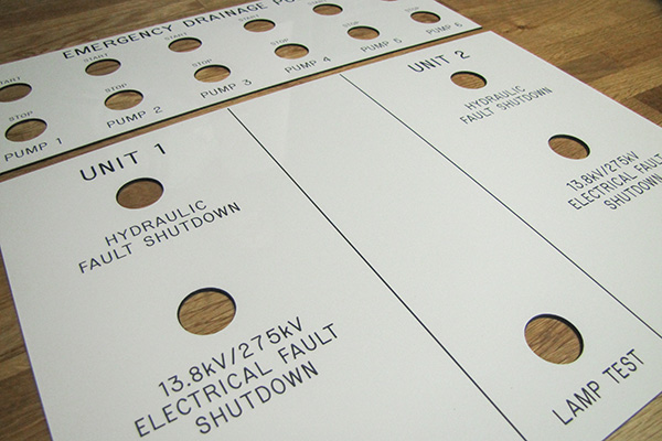Engraved Labels for Electrical Applications - examples of our work