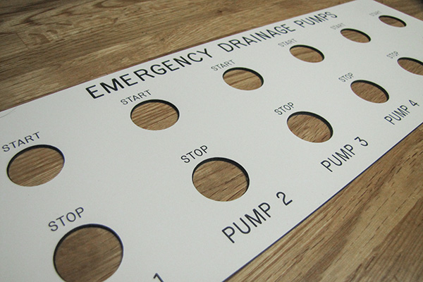 Engraved Labels for Electrical Applications - examples of our work